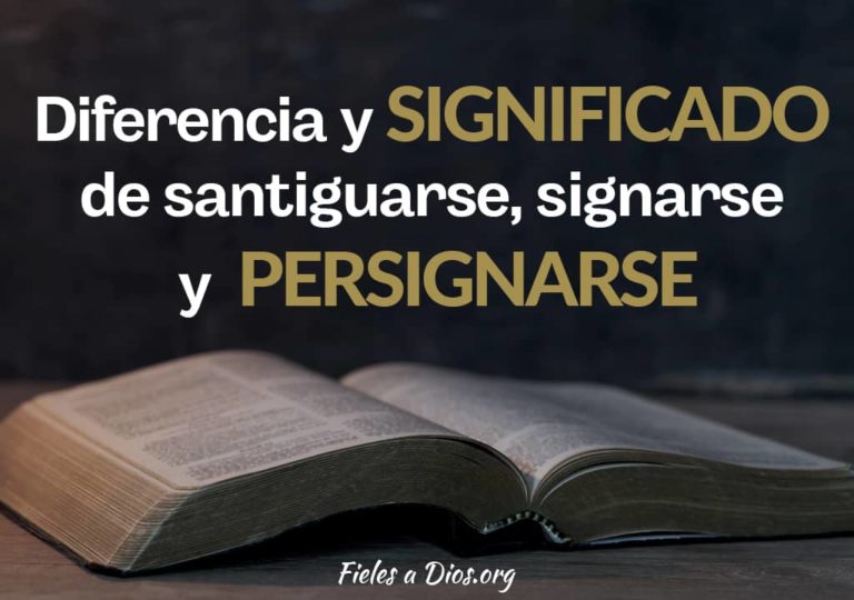 Diferencia y Significado de Santiguarse, Signarse y Persignarse ...